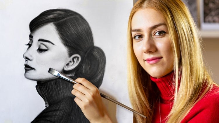 Masterclass of Realistic Drawing and Shading Human Feature | RoyalBosS