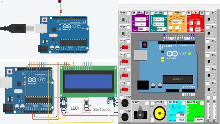 Arduino Simulation and Block Coding | RoyalBosS