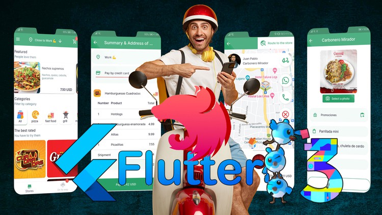 TU propia APP de DELIVERY Internacional | Flutter 3 y Nest | RoyalBosS