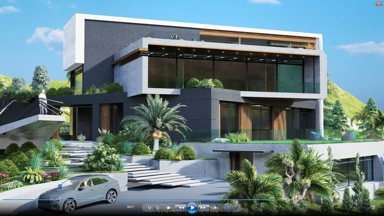 Structural&Construction Design of 2000m2 real Project Vill | RoyalBosS