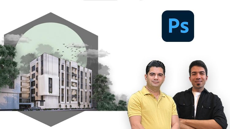 Photoshop Architectural Visualization in 1 hour- Mini Cour | RoyalBosS