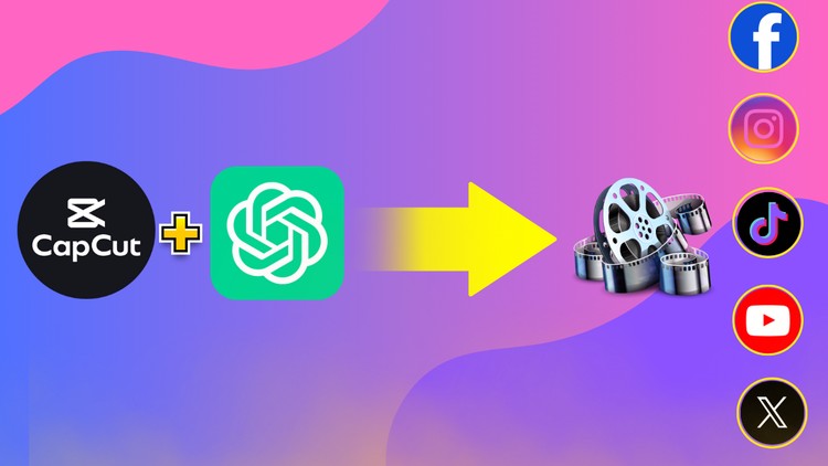 CapCut Video Edit With AI ChatGPT and Motion Cinematograph | RoyalBosS