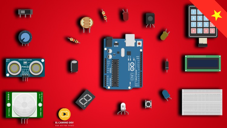 Khóa Học Arduino Hoàn Chỉnh Từ Cơ Bản Điện Tử 15 Dự án Royalboss